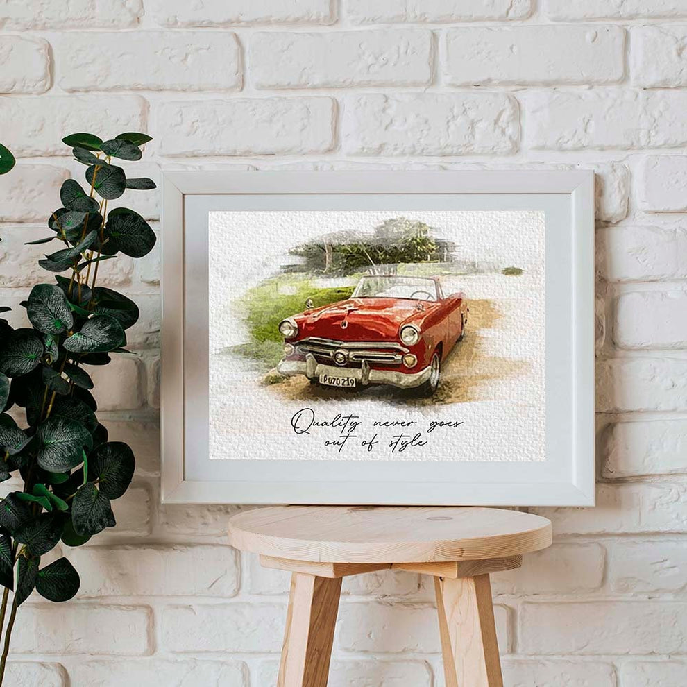 Custom Car Poster, Personalized Car Portrait – portraitsbyus